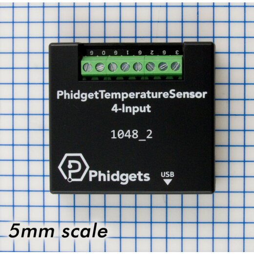 Sensor de Temperatura de 4 Entradas Phidgets | MYBOTSHOP.ES, 127,95