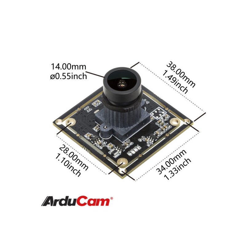 ArduCAM USB Cameras 2MP IMX291 | MYBOTSHOP.DE, € 74,95